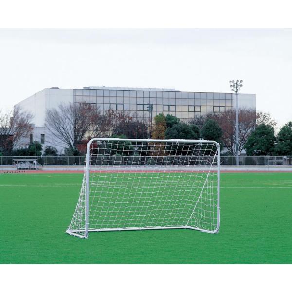 ミニサッカーゴール1624商品説明-本体サイズ高さ160×幅240×奥行120cm重量7kg素材・材質アルミ(直径40×肉厚2mm)機能-付属品ネット付(B-7898N:ポリエチレン440T/36本、11cm目)1台ワンタッチジョイント式杭...