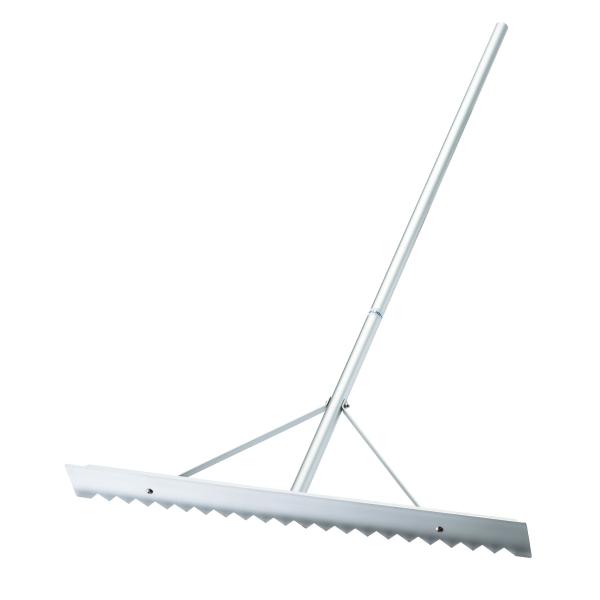 アルミ兼用レーキＳＳ９０組立式 / 平・歯型兼用レーキ●平型・歯型兼用●幅90×全長150×高さ9.4cm、柄:直径30mm●1.4kg●アルミ(アルマイト仕上)※当店はトーエイライト株式会社の正規販売代理店です。※こちらの商品はメーカーか...