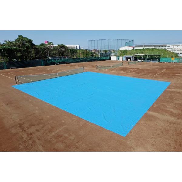 野球内野カバー・テニスコート・運動会など、幅広い用途で使える便利な雨対策ジャンボシート！15×15m●重量34.5?●ターピーシート#3000●厚さ約0.25?●シート本体:ポリエチレン、ハトメ:アルミ製、周囲ロープ:ポリプロピレン●ハトメ...