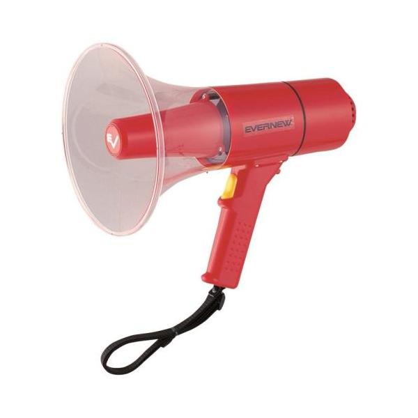 ●サイズ＝全長寸法32/口径寸法20.8cm●１台●自重＝約1.4kg（乾電池含）●音声＋サイレン機能付●使用電源＝単2乾電池6本（別売）●出力＝定格15W／最大20W●持続時間＝音声時約18時間／サイレン時約40分（JEITA）●到達距離...