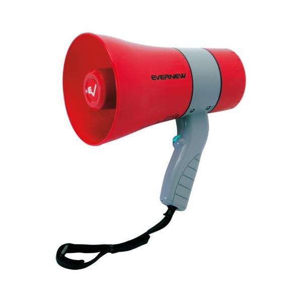 ●サイズ＝全長寸法25/口径寸法15.5cm●１台●自重＝約780g（乾電池含）●音声＋サイレン機能付●使用電源＝単3乾電池6本（別売）●出力＝定格6W/最大10W●持続時間＝音声時約10時間/サイレン時約30分（JEITA）●到達距離＝音...