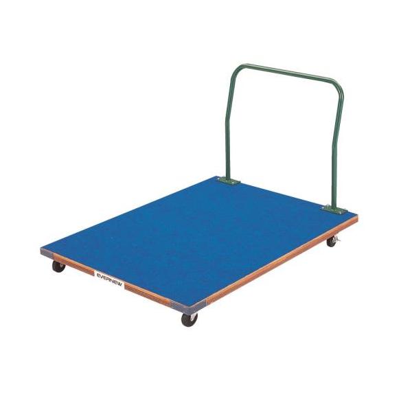 ●サイズ＝長さ120cm×幅90cm×高さ76.5cm●自重＝約18kg●材質＝台車：ラワン合板（カーペット張）、持ち手部：スチール●コーナー保護ゴム付●直径7.5cmキャスター／ストッパー2ヶ付●積載荷重＝1176N（120kgf）●とび...