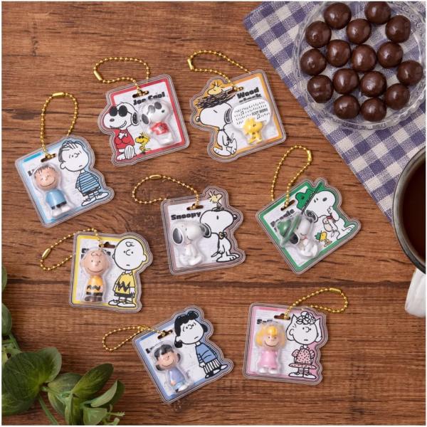【発売日：2026年10月31日】入荷次第発送させていただきます。バンダイ(BANDAI) PEANUTS -SNOOPY- パッケージチャーム&amp;チョコボーロ 準チョコレート 食玩・チョコがけのボーロとセットになった、SNOOPYと...