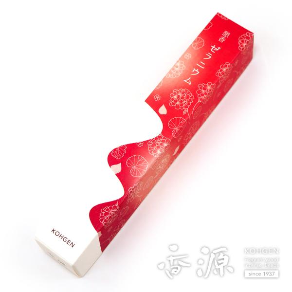 お香の種類：短寸お香メーカー：香源香り系統：ゼラニウムの香りお香の長さ：13.5cm燃焼時間(約)：25分内容量：20本パッケージ：紙箱 2.2×2.2×14.3cm