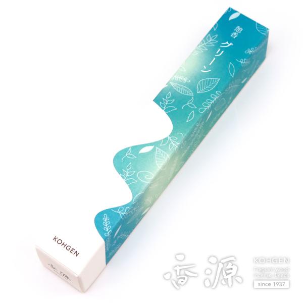 お香の種類：短寸お香メーカー：香源香り系統：グリーン系の香りお香の長さ：13.5cm燃焼時間(約)：25分内容量：20本パッケージ：紙箱 2.2×2.2×14.3cm