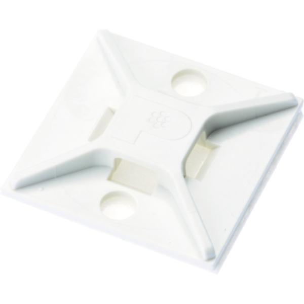 ◇◇ 束線を結束バンドを利用して効率よく固定できます。 【特長】 ●束線を結束バンドを利用して効率よく固定できます。 ●粘着テープ付なので、台紙からはがすだけで簡単に取り付け可能です。 【用途】 ●制御盤や配電盤での電線の配線、固定。 【仕...