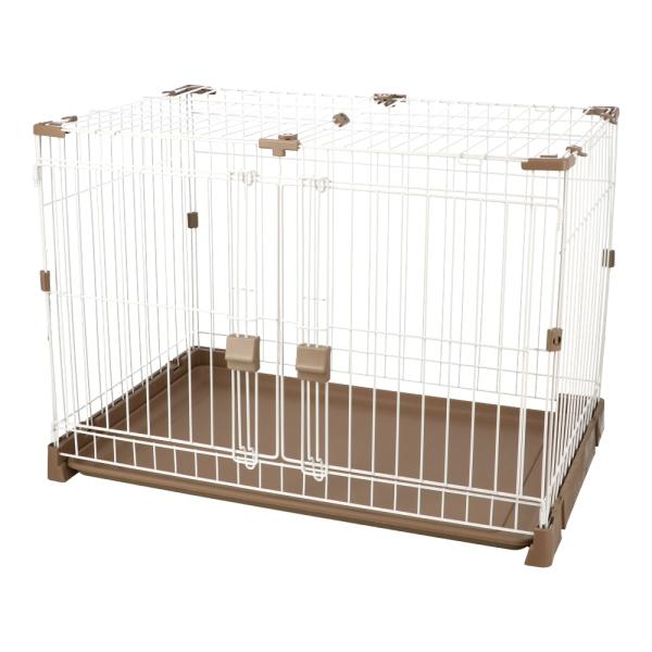 ◇◇ 【仕様】 ●製品サイズ（約）：幅870×奥行590×616cm（コロ式キャスター含む） ●入口サイズ：幅750×高さ460mm ●材質：線材／スチール（エポキシ樹脂塗装） トレー／塩化ビニル樹脂 ジョイントパーツ部・左右フレーム・バッ...