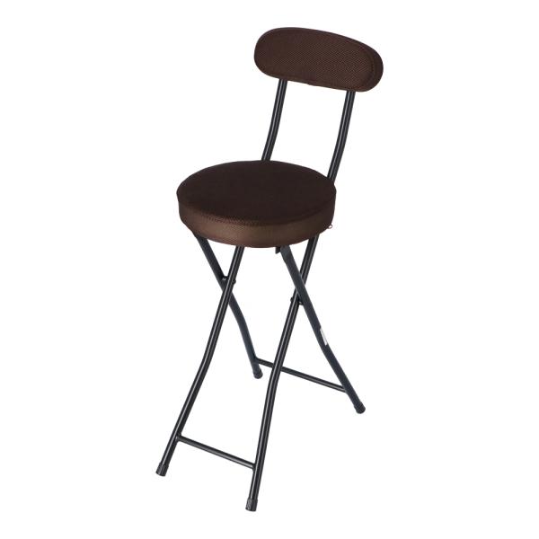 ◇◇【仕様】 ●サイズ（約）：幅30×奥行48×高さ86.5cm ●収納時サイズ（約）：幅30×奥行10×高さ98ｃｍ ●座面寸法（約）：30cm ●座面の高さ：62cm ●重量：約2.6kg ●構造部材：脚部　金属（スチール） ●表面加工...