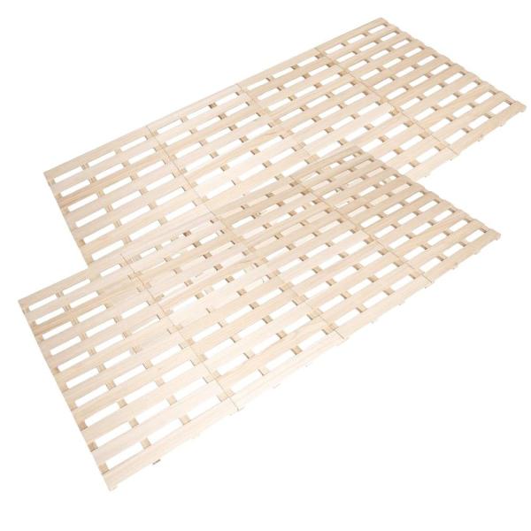 ◇◇ 【特長】 ●通気性が良く、快適な眠りをサポート。 【仕様】 ●サイズ（約）：幅101×奥行200×高さ2.5cm ●折り畳み時サイズ（約）：幅101×奥行50×高さ10cm ●商品重量（約）：6kg ●材質：桐（無塗装）、丁番部 真鍮...