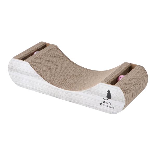 ◇◇【特長】 ●中に潜れるつめみがき！くつろぎスペースにも ●逆さにしても使用可能で経済的 ●思いっきり爪を研ぐことができて、猫ちゃんのストレス解消に ●日本製天然マタタビ1袋入 【サイズ】 (約)600×240×高さ140(中央部分55)...