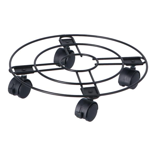 ◇◇ 【サイズ】約幅３１０×奥行３１０×高さ６５ｍｍ 花やグリーンをもっと素敵にディスプレイ 【仕様】 ●サイズ（約）：幅31×奥行31×高さ6.5ｃｍ ●材質：本体/スチール、キャスター/ポリエステル ●耐荷重：20ｋｇまで ※写真はイメ...