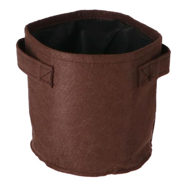 ◇◇ 【サイズ】約直径２２×高さ２３ｃｍ 【特長】 ●場所をとらずベランダ菜園にもぴったり！ ●鉢底石がいりません ●コンパクト収納！ 【仕様】 ●材質：フェルト／ポリエステル、不織布／ポリプロピレン●カラー：ブラウン