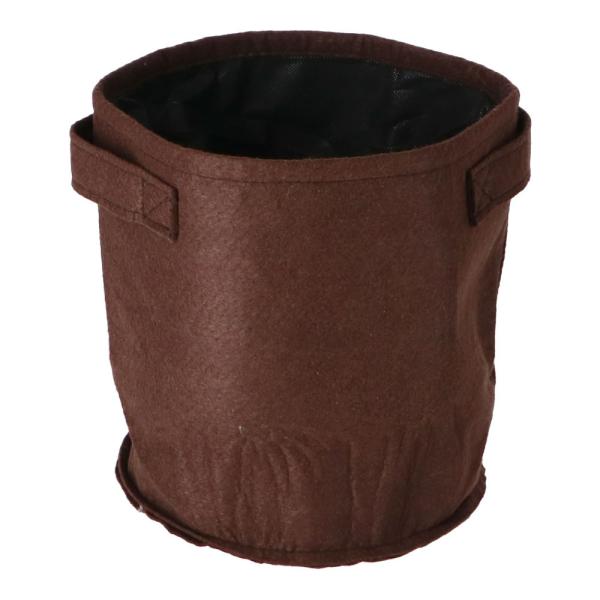 ◇◇ 【サイズ】約直径２６×高さ３０ｃｍ 【特長】 ●場所をとらずベランダ菜園にもぴったり！ ●鉢底石がいりません ●コンパクト収納！ 【仕様】 ●材質：フェルト／ポリエステル、不織布／ポリプロピレン●カラー：ブラウン
