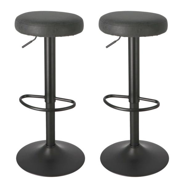 ◇◇ 【仕様】 ●サイズ（約） 直径385×高さ605〜815（mm） ●座面の高さ（約）：605〜815mm ●構造部材：金属（スチール）・合板 ●表面加工：エポキシ樹脂塗装 ●張り材：ポリウレタン ●クッション材：ウレタンフォーム ●耐...