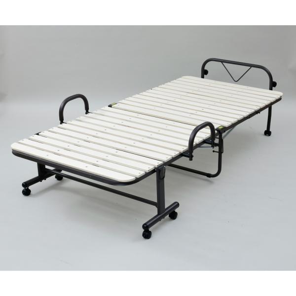 o収納・インテリア oベッド o新生活・ベッド oひとり暮らし◇◇ 【仕様】 ●床面高さ：約３８ｃｍ ●耐荷重：９０ｋｇ ●重量：２２．９ｋｇ ●折畳サイズ：幅１０４×奥行５５．５×高さ１０８．５ｃｍ ※こちらの商品はお客様組立品となります。