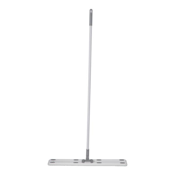 ◇◇ 【特長】 ●大型ワイパーで一気にゴミを取る ●滑り止め加工で立てかけやすい ●店舗などの通路や広いフロアの掃除に 【仕様】 ●材質：柄/スチール・塩化ビニル樹脂 柄の滑り止め/熱可塑性エラストマー 底面/EVA樹脂 樹脂部/ポリプロピ...