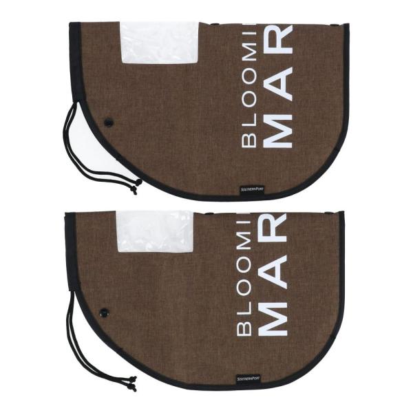 ◇◇ 【特長】 ●日焼け対策・防寒に1年を通して使える ●耐水性の高い生地を使用 ●電動アシスト車対応見やすい透明窓 ●取り外しができるボアインナー付 【仕様】 ●ブラウン ●サイズ（約）：長さ37×幅24（cm） ●材質： 本体 ポリエス...