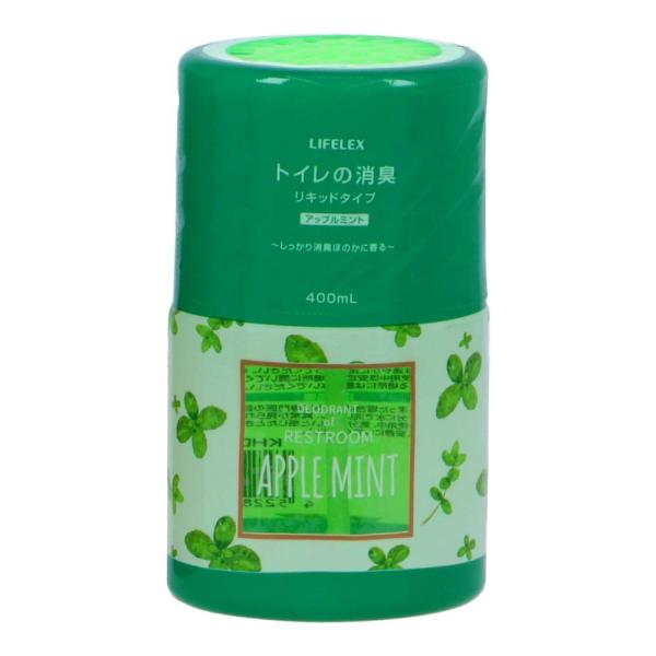 ◇◇【特長】 ●残量が一目で分かるトイレ用消臭液です。 ●爽やかな香りでしっかり消臭します。 【仕様】 ●成分：香料、界面活性剤、天然消臭剤、精製水 ●用途：トイレの消臭 ●内容量：400ml