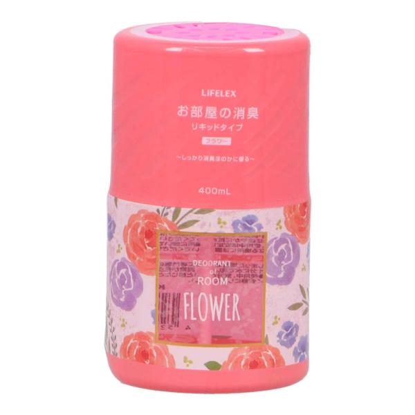 ◇◇【特長】 ●残量が一目で分かるお部屋用消臭液です。 ●爽やかな香りでしっかり消臭します。 【仕様】 ●成分：香料、界面活性剤、天然消臭剤、精製水 ●用途：お部屋の消臭 ●内容量：400ml