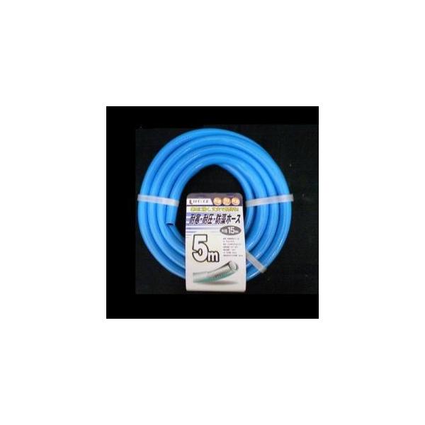 ◇◇ 【特長】 ●寒さに強く、丈夫で長持ち！ 【仕様】 ●材質：軟質塩化ビニール ●糸：ポリエステル ●耐圧（約）：0.69MPａ（7kgf/cm） ●耐熱温度（約）：0℃〜40℃ ●脆化温度（約）：-45℃ ●ホース内径（約）：15mm ...