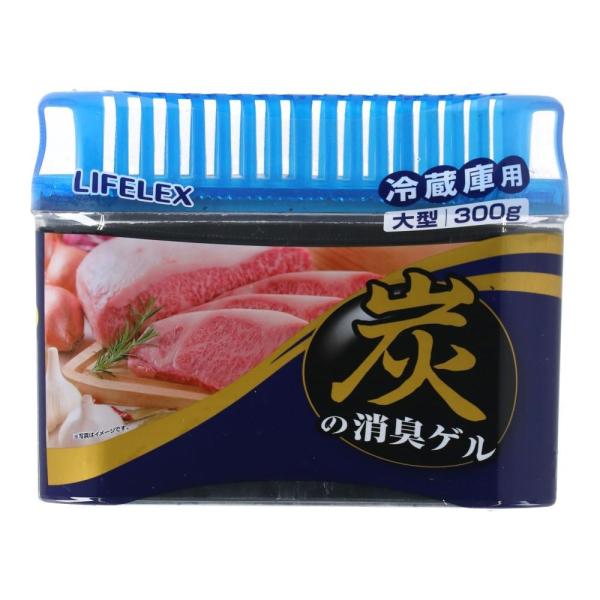 ◇◇ 【仕様】 ●冷蔵庫用脱臭剤（目安：中・大型冷蔵庫用） ●成分：炭、ゲル化剤、消臭剤、精製水、界面活性剤 ●用途：冷蔵庫用 ●内容量：約300g ●有効期間：通常約2〜3か月 ※風通しのよいところ、直射日光のあたるところ、高温になるとこ...