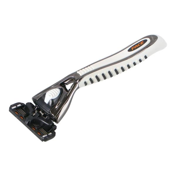 ◇◇ 【特長】 ●替刃1個付 ●強力になったマルチレイヤーハードコーティングで刃の切削力と耐久性を向上させ最高のシェービングを可能にします。 ●皮膚保湿および鎮静効果をもつオリーブ、カモミール、アラントインの成分配合のスムーサー。 ●シェー...