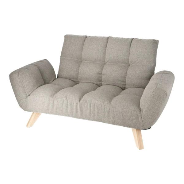 ◇◇※お客様組立品です 【特長】 ●１人掛け用のワイドタイプ ●リクライニング調整可能 【仕様】 ●材質 生地/ポリエステル　100％ その他/鉄（塗装なし）・ウレタンスポンジ・PPバンド ラバーウッド（伐採国：タイ） ●サイズ：約幅114...