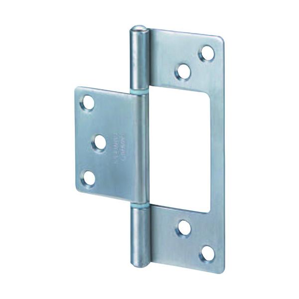 ◇◇ 【特長】 ●取り付け易い簡単施工です。 【用途】 ●収納、物入れ等の蝶番として。 【仕様】 ●全長(mm)：64 ●幅(mm)：38 ●厚さ(mm)：0.9 ●D2(mm)：5.2 ●ねじ穴数：4 ●穴径(mm)：4 ●耐荷重(kg)...