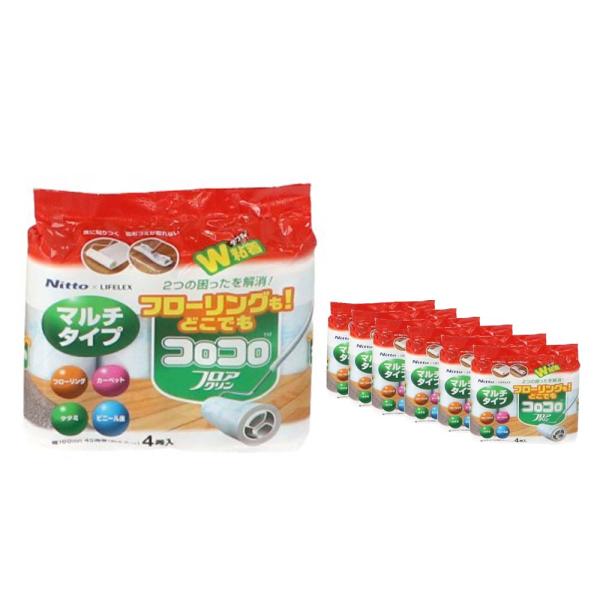 ◇◇ 【特長】 ●床に貼りつく・・・固形ゴミが取れない・・・2つの困ったを解消！ ●強弱の「ダブル粘着加工」でフローリングではスイスイ！カーペットではグイグイ！ゴミを取ります。 ●フローリング・カーペット・タタミ・ビニール床の髪の毛・ペット...