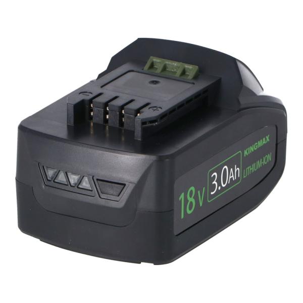 ◇◇ 【特長】 ●充電残量機能付　充電残量チェッカーボタンを押すと残量に応じて４段階でランプが点灯 【仕様】 ●電池種類：リチウムイオン電池 ●電圧：１８Ｖ ●容量：３．０Ａｈ ●充電時間：約９０分 ※充電は専用の充電器（KMBC-1824...