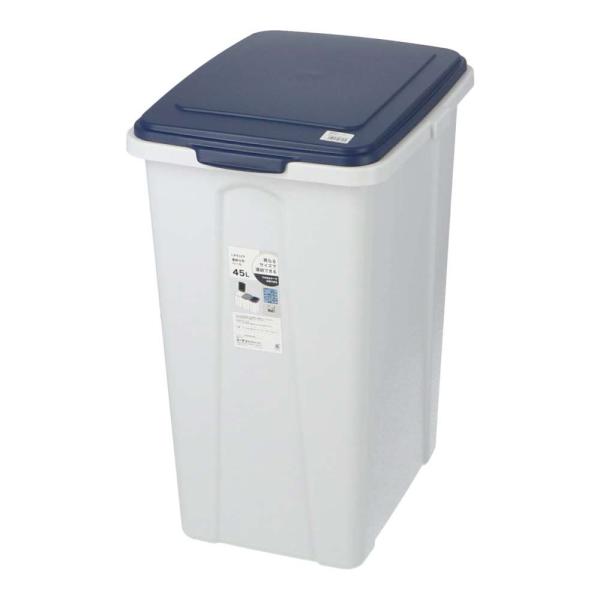 ◇◇ 【特長】 ●異なるサイズで連結できる ●フタのカラーで分別できる 【仕様】 ●45L ●本体間口サイズ(約)：幅32×奥行40.5×高さ57.3ｃｍ ※フタオープン時最大高さ96.1ｃｍ ●適用ゴミ袋サイズ：45L(約　横65×縦80...