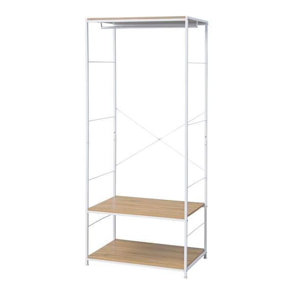 ◇◇ 【仕様】 ●サイズ（約）：幅750×奥行500×高さ1800(mm) ●甲板の表面材：合成樹脂化粧MDF（メラミン樹脂） ●構造部材 フレーム：スチール アジャスター：ポリプロピレン ●表面加工：スチール部 エポキシ樹脂粉体塗装 ●耐...