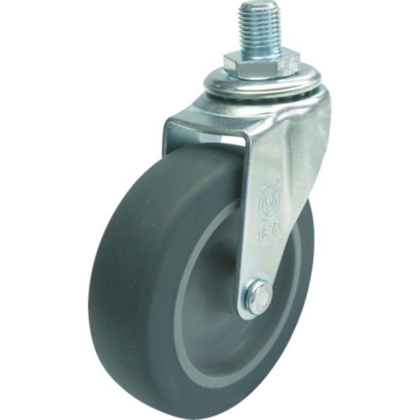 ◇◇ 標準的な小型キャスターです。軽量物運搬用のワゴンやラックなどに最適です。 【特長】 ●標準的な小型キャスターです。軽量物運搬用のワゴンやラックなどに最適です。 ●床面を汚しにくいエラストマー車輪を使用しています。 【仕様】 ●許容荷重...