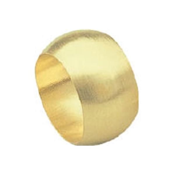 ◇◇ 【用途】 ●銅管用継手。 【仕様】 ●L(mm):5.0 ●適用銅管外径D(mm):4 ●質量(g):0.4 ●使用流体:水・空気・油 ●流体温度:-50〜150℃ ●使用圧力:3.45MPa 【材質／仕上】 ●黄銅（C3604〜C3...