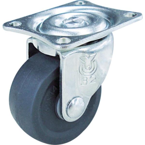 ◇◇ ゴム車より床に跡が付きにくい材質です。 【特長】 ●ゴム車より床に跡が付きにくい材質です。 ●床面を汚しにくいエラストマー車輪を使用しています。 【仕様】 ●許容荷重(kgf):20.4 ●車輪径D(mm):38 ●車輪幅(mm):1...