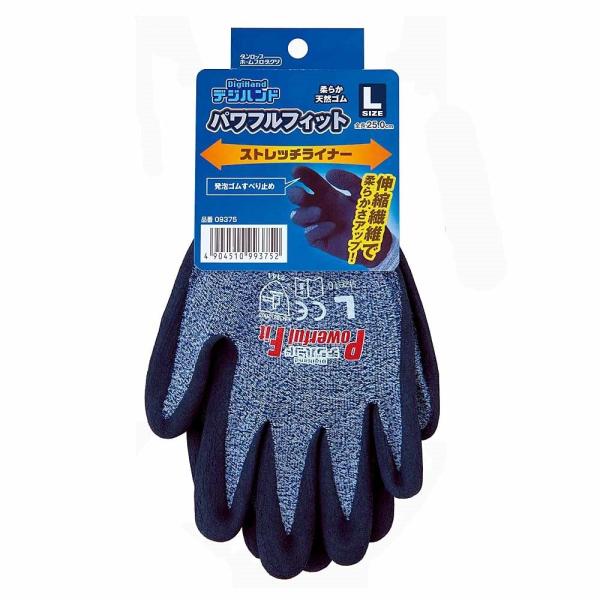 ◇◇ 【特長】 ●発泡天然ゴムを手のひらにコートした、通気性に優れた背抜きタイプの手袋です。 すべり止め/天然ゴム　手袋本体/ナイロン45％　ポリエステル45％　ポリウレタン10％