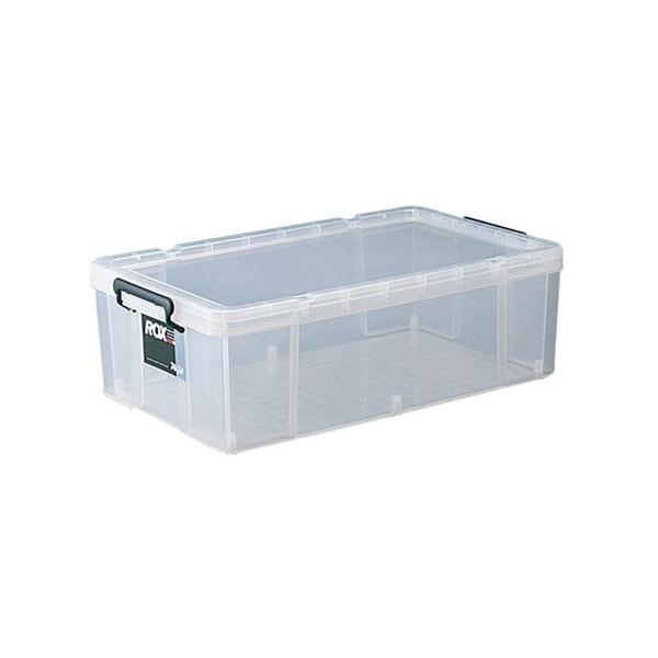 ◇◇ 【サイズ】約44×74×23cm 押入にすっきり収まる奥行き７４ｃｍタイプ。 サイズ：４４ｃｍ×７４ｃｍ×２３ｃｍ 内寸：34.2×61.6×18.5cm 容量：５０Ｌ カラー：クリア