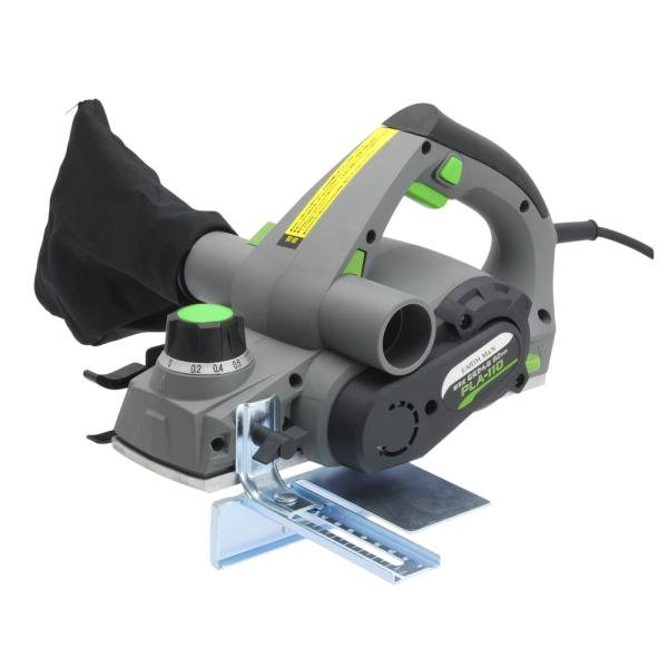 ◇◇ 【サイズ】長さ300×幅166×高さ173ｍｍ 【特長】 ●研磨不要の替刃式 ●向きを入れかえれば2回使える両刃タイプ ●切りクズ排出口が左右切り替え可能 ●かんな刃と加工物の接触を防ぐフット付 ●フロントベースV溝で面取り加工 【仕...