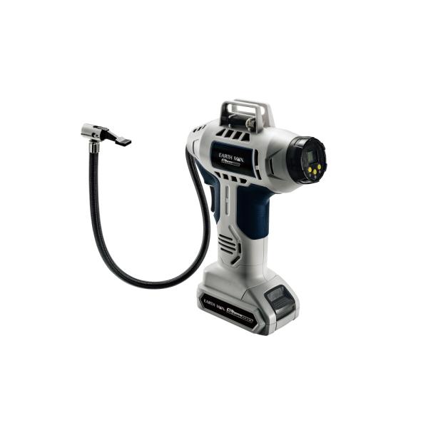 ◇◇ 【特長】 ●LEDライト ●設定圧力オートストップ機能 ●見やすいデジタル表示 ●ホース長約500mm ●USB出力付バッテリーパック ●充電残量表示機能付 【仕様】 [本体AP-144LiAX] ●モーター電圧：DC14.4V ●設...