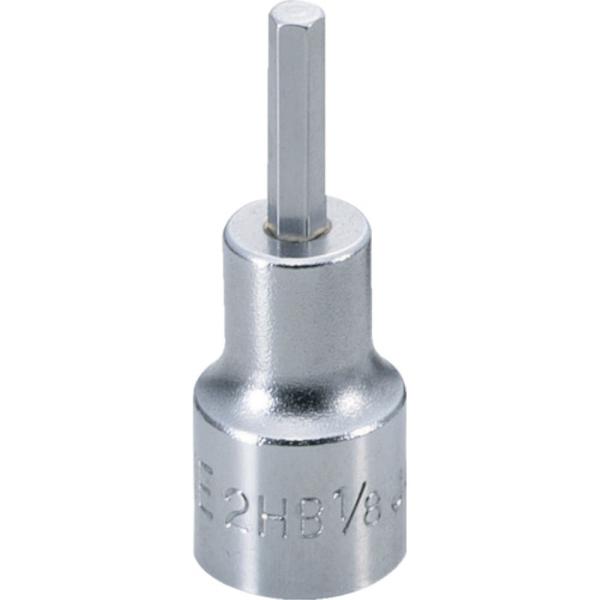 ◇◇ ラチェットハンドルに差し込んで使用することにより六角穴付ボルトの締め付けがすばやく行えます。 【特長】 ●ラチェットハンドルに差し込んで使用することにより六角穴付ボルトの締め付けがすばやく行えます。 ●早回しに便利なローレット加工仕上...