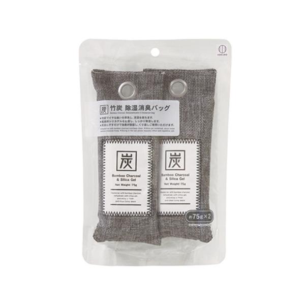 ◇◇ 【サイズ】約150×40×225ｍｍ 【特長】 ●竹炭でイヤな臭いを脱臭し、清潔を保ちます。 ●乾燥剤シリカゲルを配合し、しっかり除湿。 ●天日に干すだけで効果が回復し、繰り返しご使用いただけます。 【サイズ】 約75×30×170ｍ...