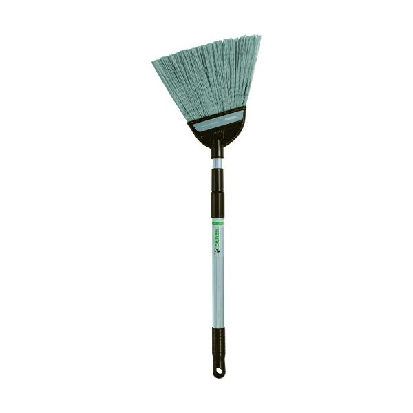 ◇◇ 【特長】 ●使いやすい長さに調整できる軽くてサビにくいアルミ柄の伸縮ホーキ。 ●濡れた場所もきれいに掃けます。 ●使いやすい長さに調節できる三段伸縮タイプの柄です。 【用途】 ●多目的な清掃に。 【仕様】 ●長さ(mm)：730〜13...