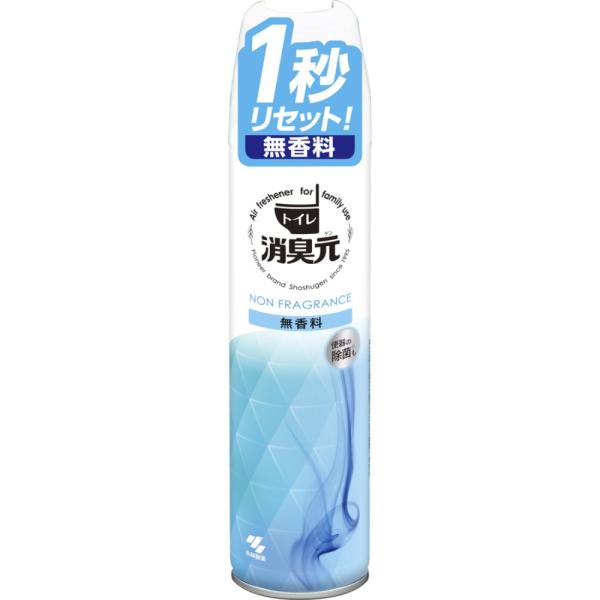 ◇◇ 【特長】 ●イオンパワーとワイド噴射で悪臭を瞬間消臭する、トイレ用消臭スプレー。 ●除菌効果で、いつも清潔に保てる。 ●持ちやすい細身の缶サイズ。