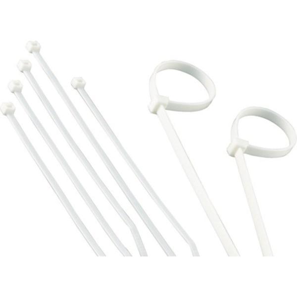 ◇◇ 目通しがとても軽く、耐衝撃性に優れた標準タイプの結束バンドです。 【特長】 ●目通しがとても軽く、耐衝撃性に優れた標準タイプの結束バンドです。 ●屋内使用に適しています。 ●スムーズな目通しできっちりしまり、様々な方法で使用できる汎用...