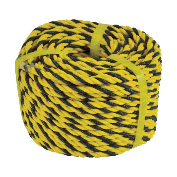 ◇◇ 【特長】 ●工事現場などにおいて、安全標識、または区画整理用として使用できる、廉価版の黒黄色の2色のトラロープです。 【用途】 ●立入禁止・危険区域の表示。 【仕様】 ●色：黄/黒 ●線径(mm)：9.0 ●長さ(m)：10 ●包装形...