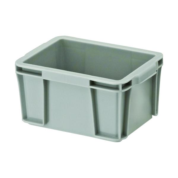 ◇◇ 【特長】 ●軽量のため、持ち運びが容易です。 ●底面が全面ベタ目の多目的通箱として、あらゆるシーンで汎用的に使用できます。 【用途】 ●小物の整理や保管に最適です。 ●事務所や物置の整理に。 【仕様】 ●色：グレー ●容量(L)：0....