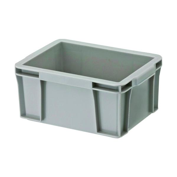 ◇◇ 【特長】 ●軽量のため、持ち運びが容易です。 ●底面が全面ベタ目の多目的通箱として、あらゆるシーンで汎用的に使用できます。 【用途】 ●小物の整理や保管に最適です。 ●事務所や物置の整理に。 【仕様】 ●色：グレー ●容量(L)：1....