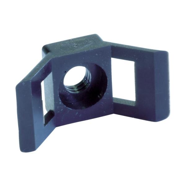 ◇◇ ケーブルタイを固定し、電線、ケーブルをまとめることができます。 【特長】 ●ケーブルタイを固定し、電線、ケーブルをまとめることができます。 【用途】 ●ケーブルタイの固定。 【仕様】 ●色：黒 ●使用結束バンド幅(mm)：〜9 ●下穴...