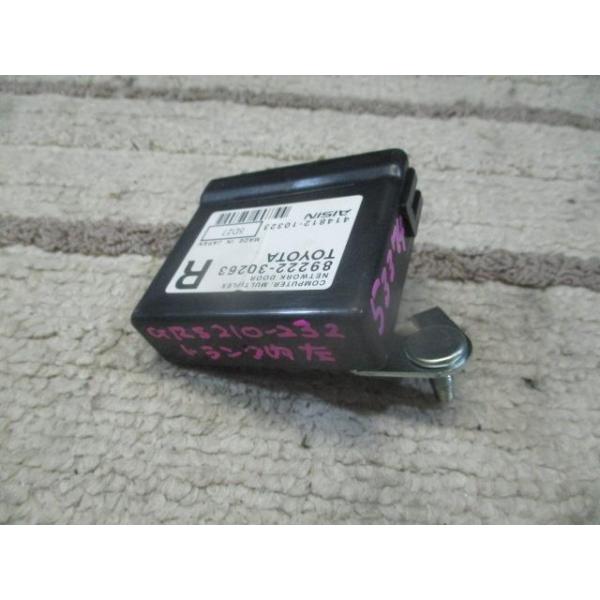 **** 商品説明を必ずご確認ください ****部品管理番号：000053374E69500部品メーカー：アイシンメーカー純正品番：89222-30263部品名：その他 コントロールユニット部品メーカー品番：414812-10323部品区分...