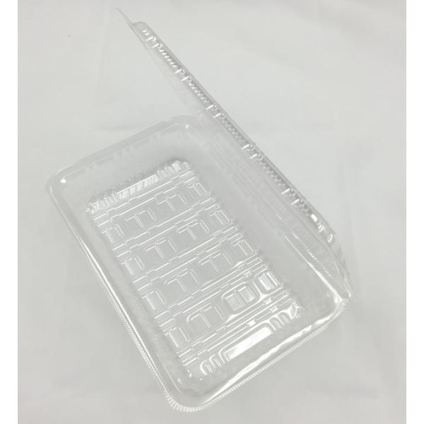 ＊焼きそば、お好み焼き、たこ焼きなどのテイクアウト容器としてもっともよく使用されている透明容器<BR>＊油に強く、破れにくい外寸：191×123×38mm素材：OPS耐熱温度：80℃製造元：エフピコ